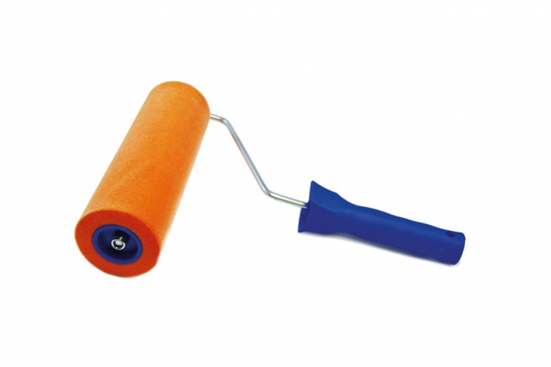 Rodillo flocado naranja